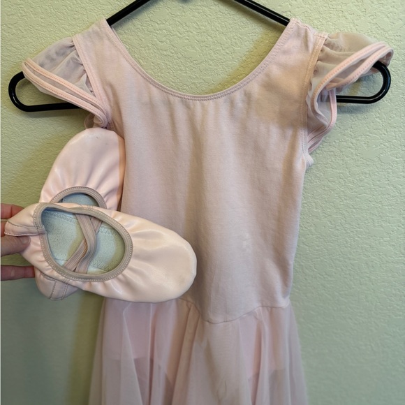 Costumes | Pink Ballet Leotard And Ballet Flats Set | Poshmark